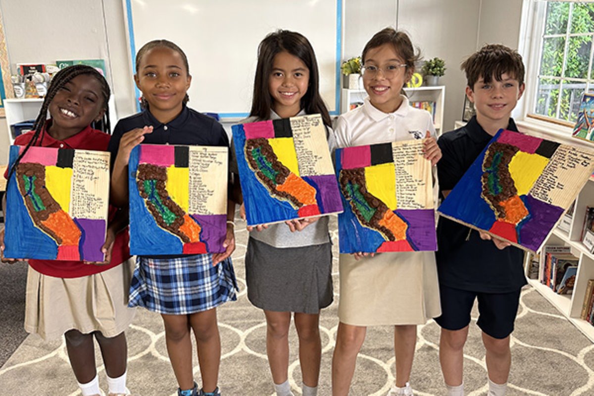 4th Grade Cartographers’ Salt Map Creations | News | Sierra Canyon School