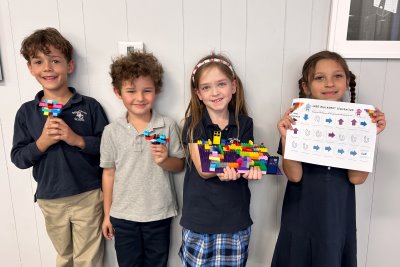 1st Grade Explores Coding with Legos | News | Sierra Canyon School